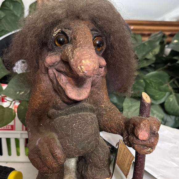 Art | Nyform Troll 12 With Walking Stick Handmade In Norway Vintage ...